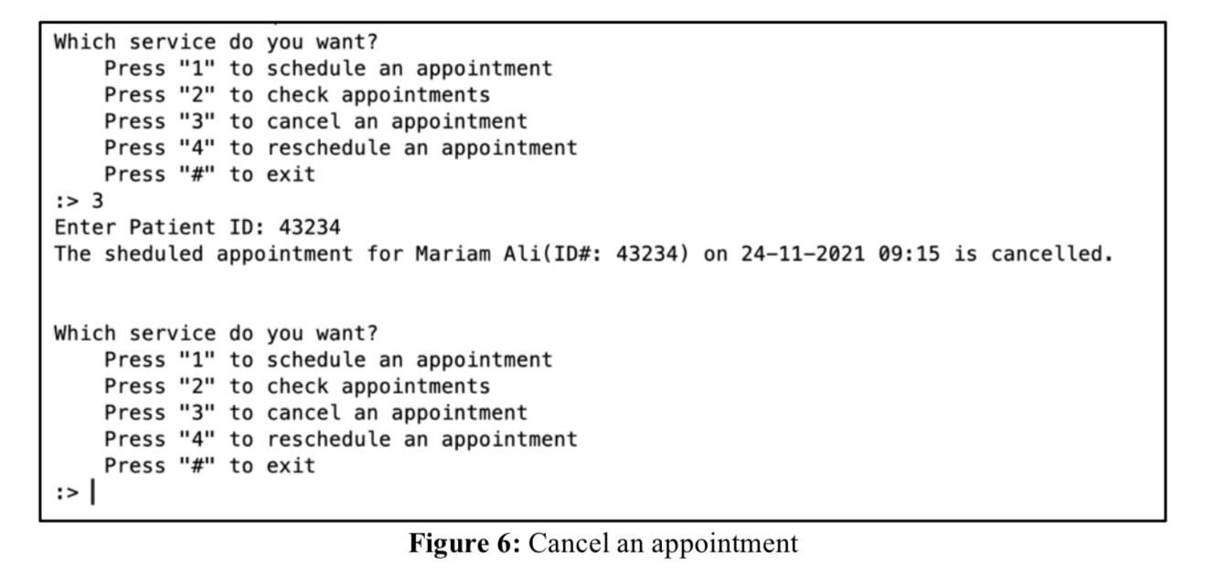 Solved Java... Read the initial appointments records from a | Chegg.com
