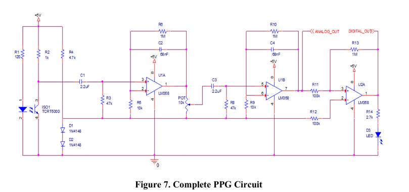 Figure 7. ﻿Complete PPG Circuit Derive the transfer | Chegg.com