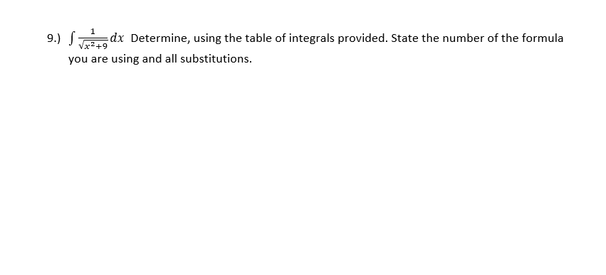 Solved Determine the following: 1.) 520-13871) dx 2.) S 6xex | Chegg.com