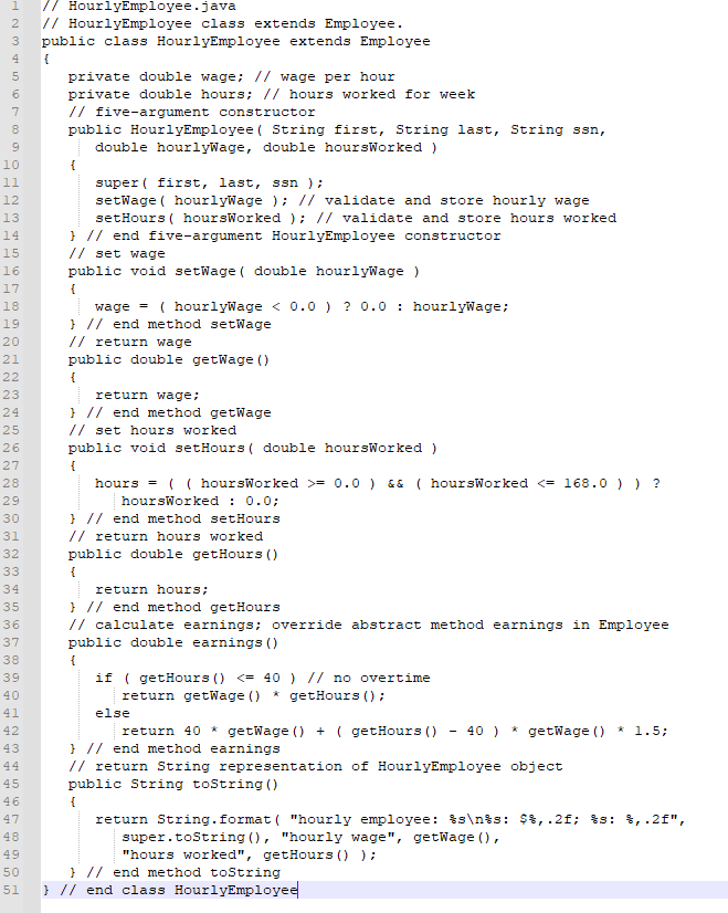 Solved Part #1 – Modify the code in the PayrollSystemTest | Chegg.com