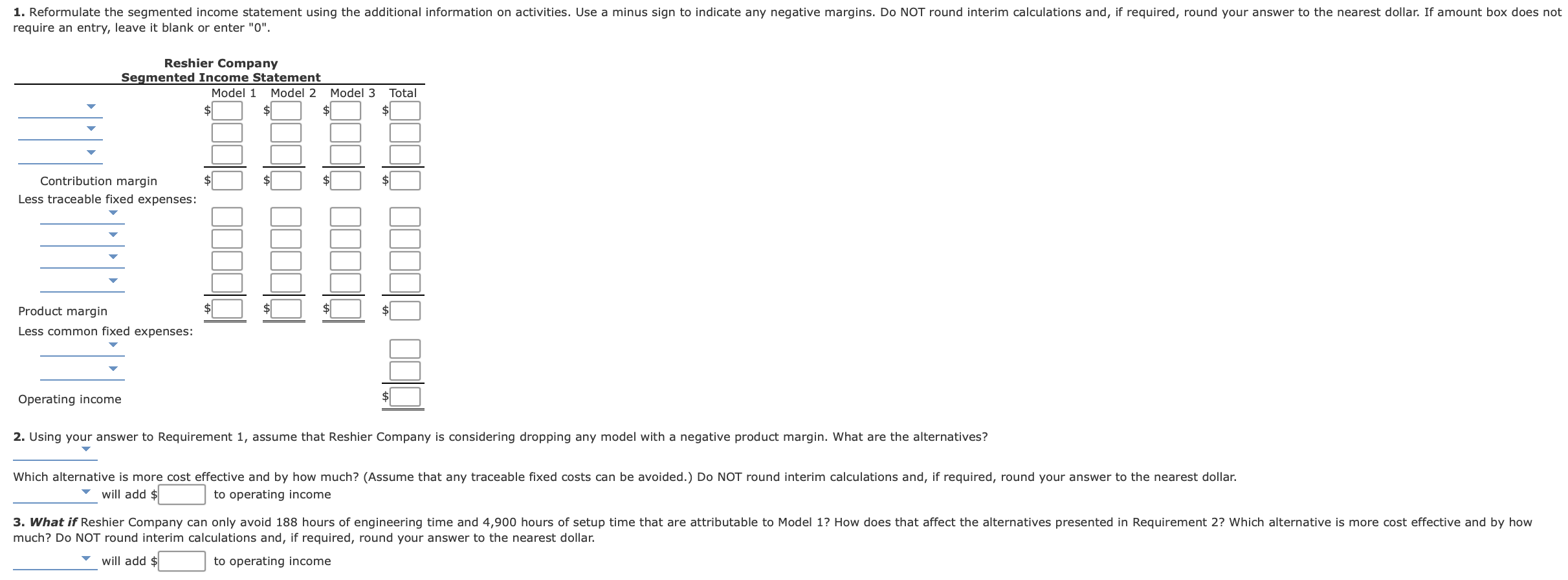 Solved Keep-Or-Drop Decision, Alternatives, Relevant Costs | Chegg.com