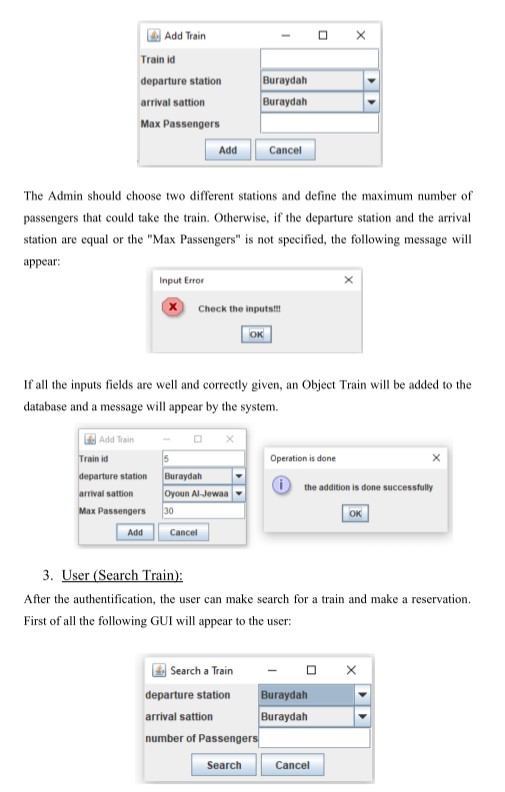 Solved In this project, we aim to implement a train | Chegg.com