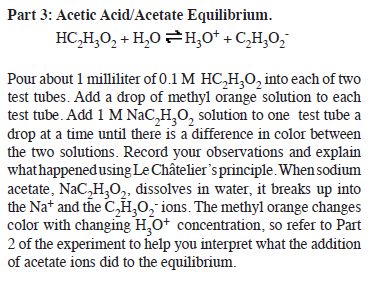 Solved Explain using Le ﻿Chatelier's Principle:Part 3: | Chegg.com