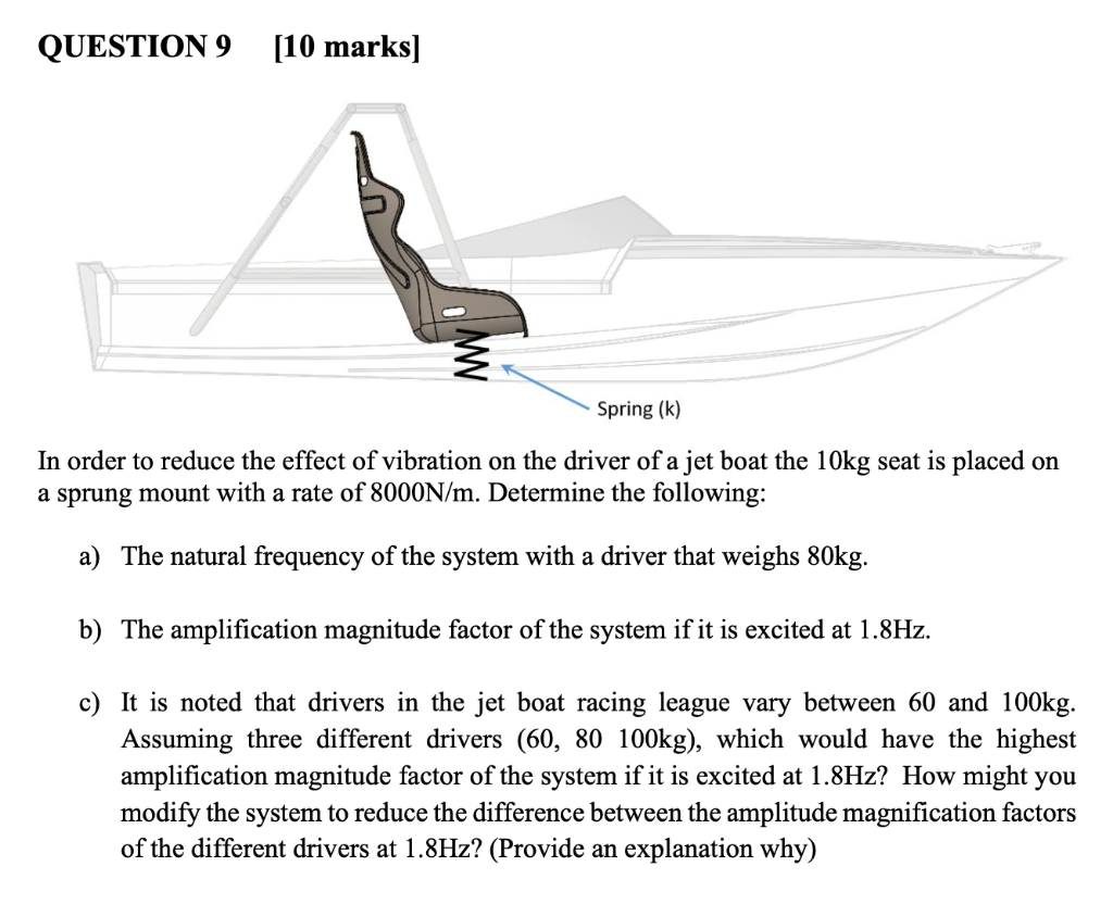 Solved QUESTION 9 [10 marks] In order to reduce the effect | Chegg.com