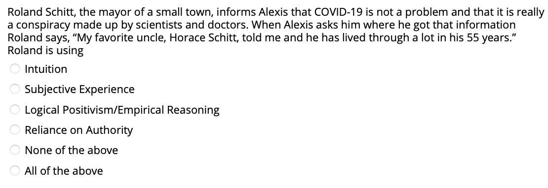 Solved Roland Schitt, the mayor of a small town, informs | Chegg.com
