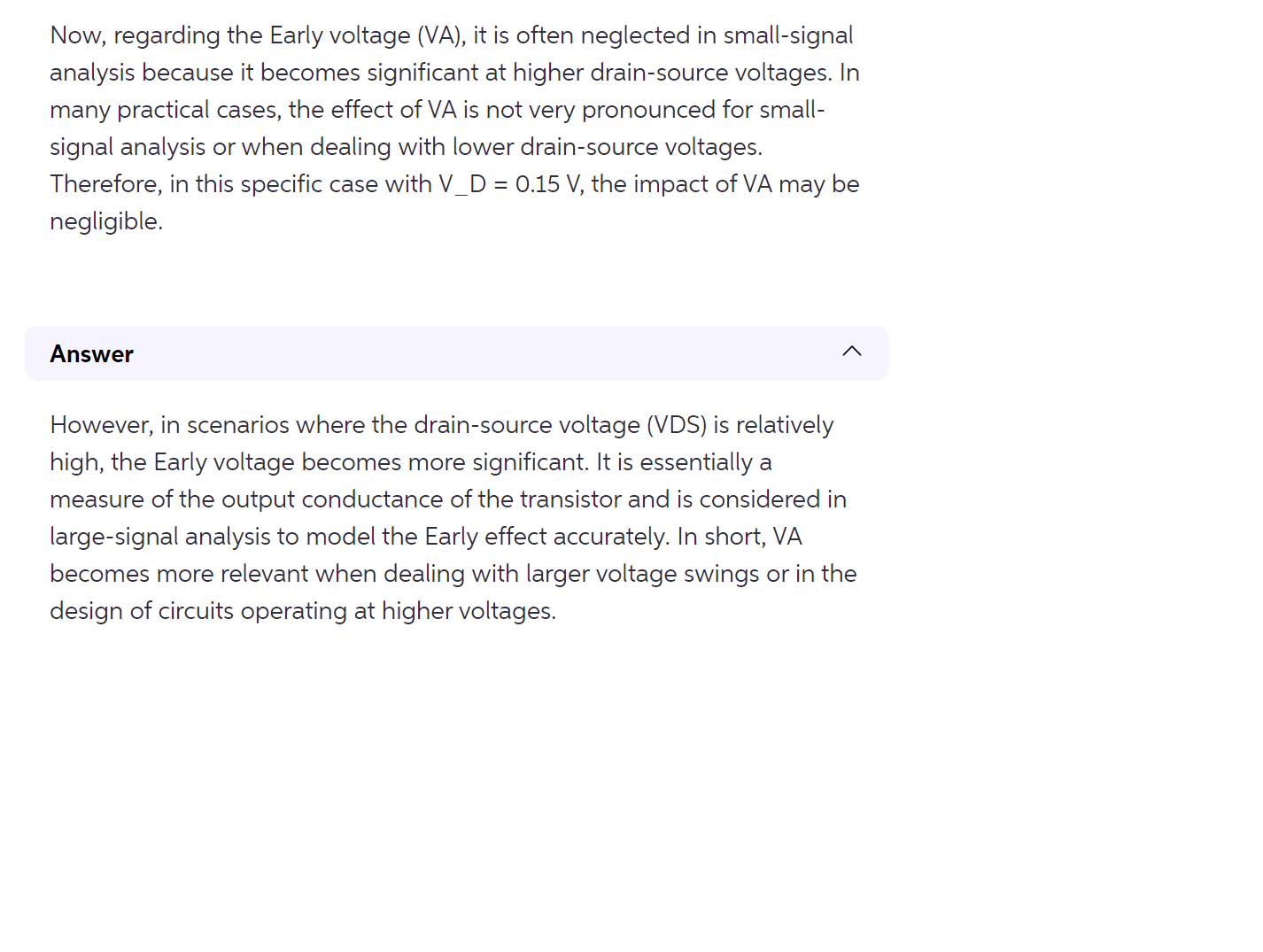Solved SP 6: The MOSFET in the following figure has Vt=0.6, | Chegg.com