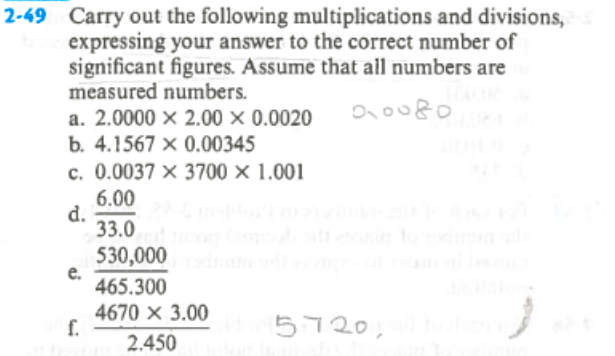 Solved 2-49 Carry out the following multiplications and | Chegg.com