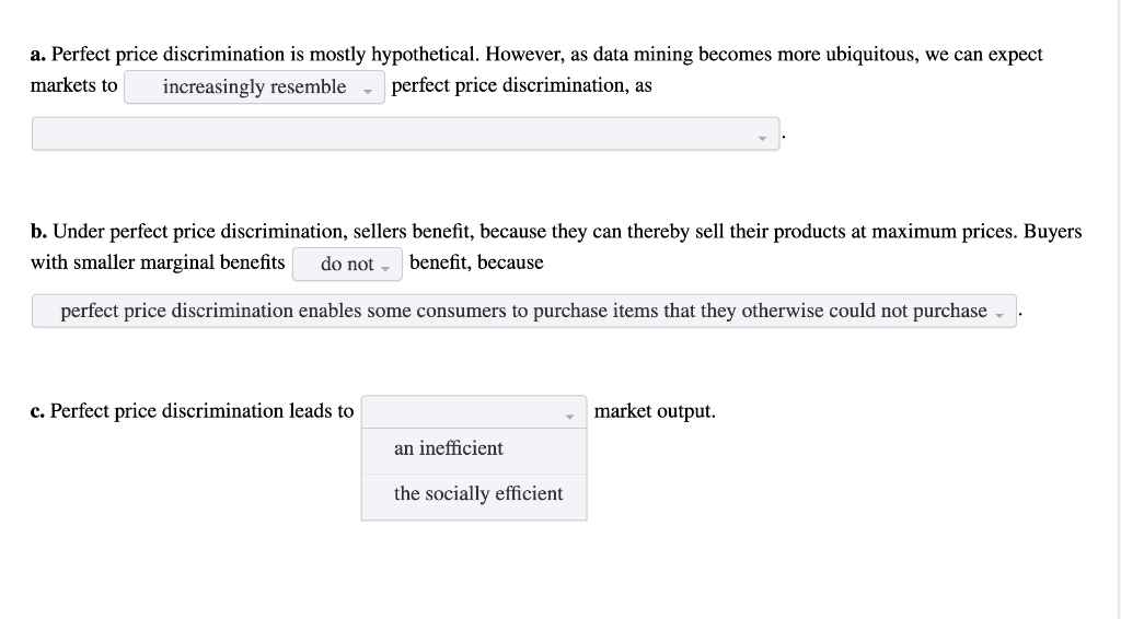 Solved Sophisticated Pricing Strategies — End of Chapter | Chegg.com