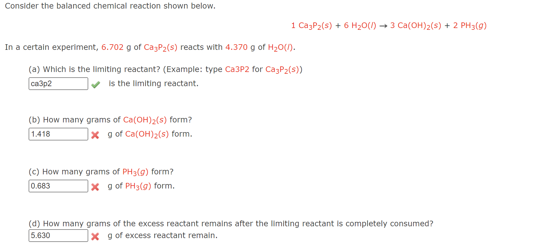 Solved Consider the balanced chemical reaction shown below. | Chegg.com