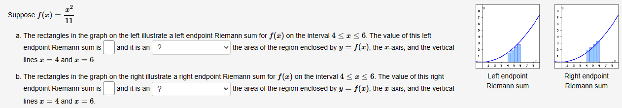 Solved Suppose f(x)=11x2. a. The rectangles in the graph on | Chegg.com