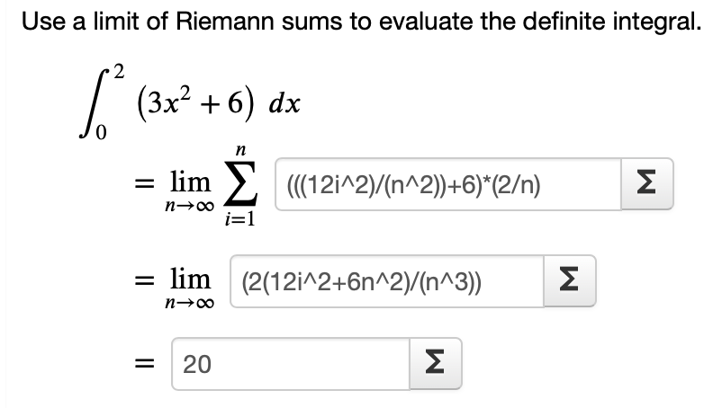 Solved Use a limit of Riemann sums to evaluate the definite | Chegg.com