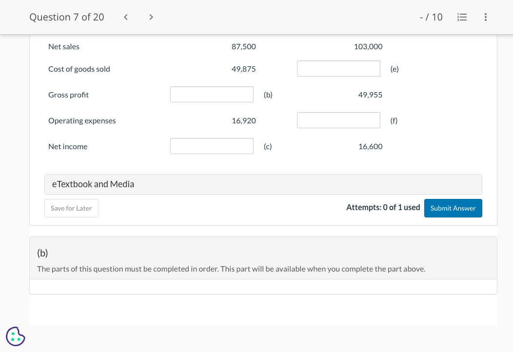 Solved Fill in the missing amounts. Assume that there are no | Chegg.com