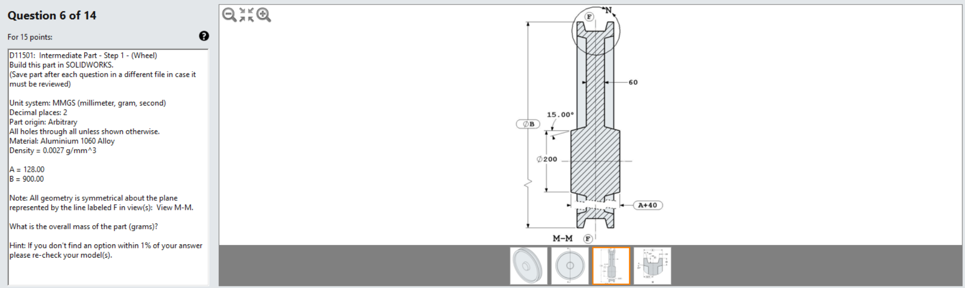 Solved D11501: Intermediate Part - Step 1 - (Wheel) Build | Chegg.com
