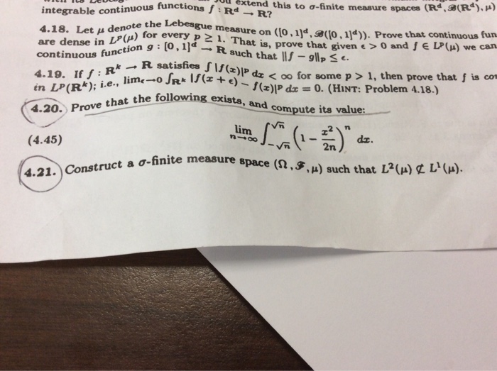 Solved Let mu denote the Lebesgue measure on ([0, 1]^d, ([0, | Chegg.com