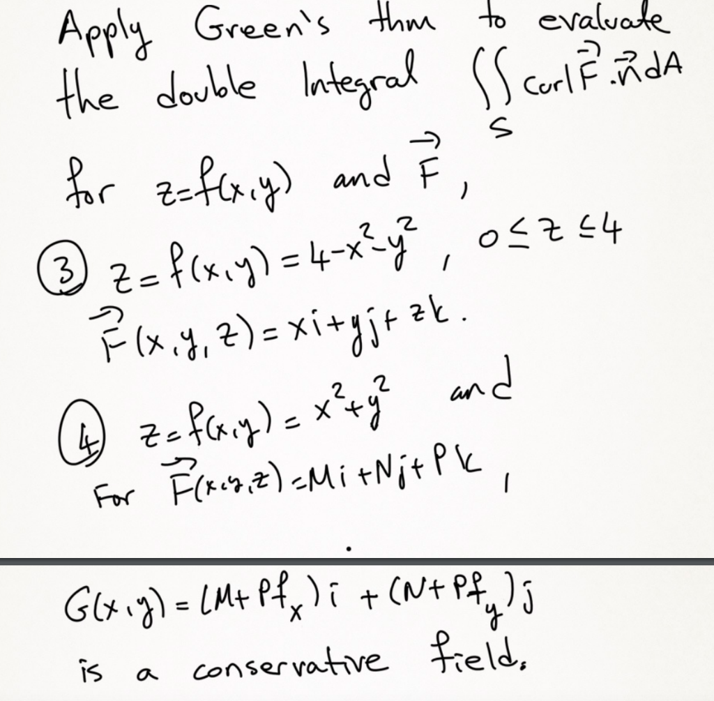 Solved Apply Green's thm to evaluate the double Integral ∬S | Chegg.com