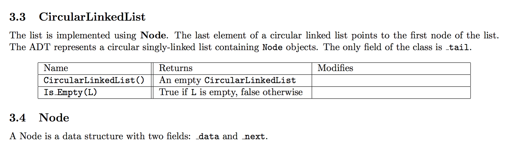 Solved W3. (4 marks) Suppose you have created a class called | Chegg.com