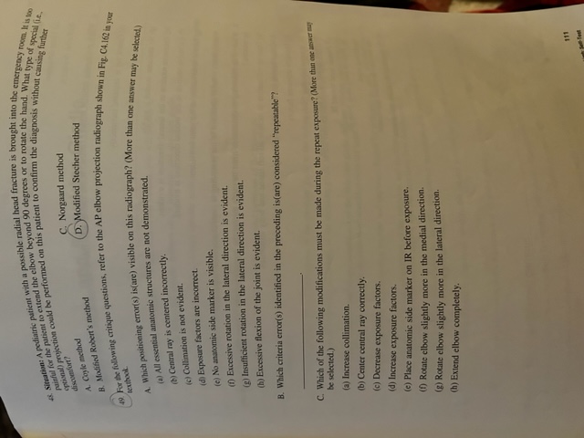 53. Stuation: A pediatric patient with a possible | Chegg.com