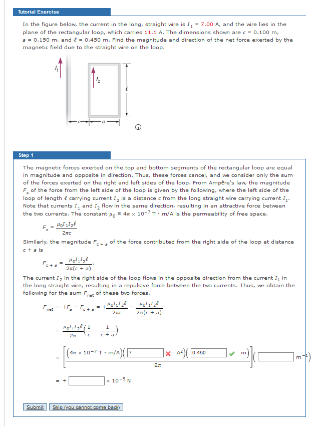 Solved In the figure below, the current in the long, | Chegg.com