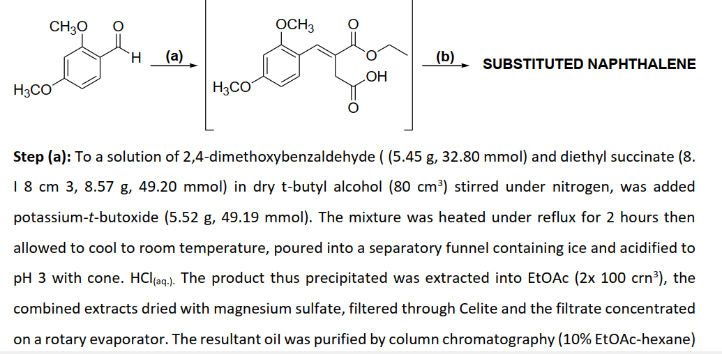 Solved CH30 OCH3 o H (a) (b) SUBSTITUTED NAPHTHALENE ОН H3CO | Chegg.com
