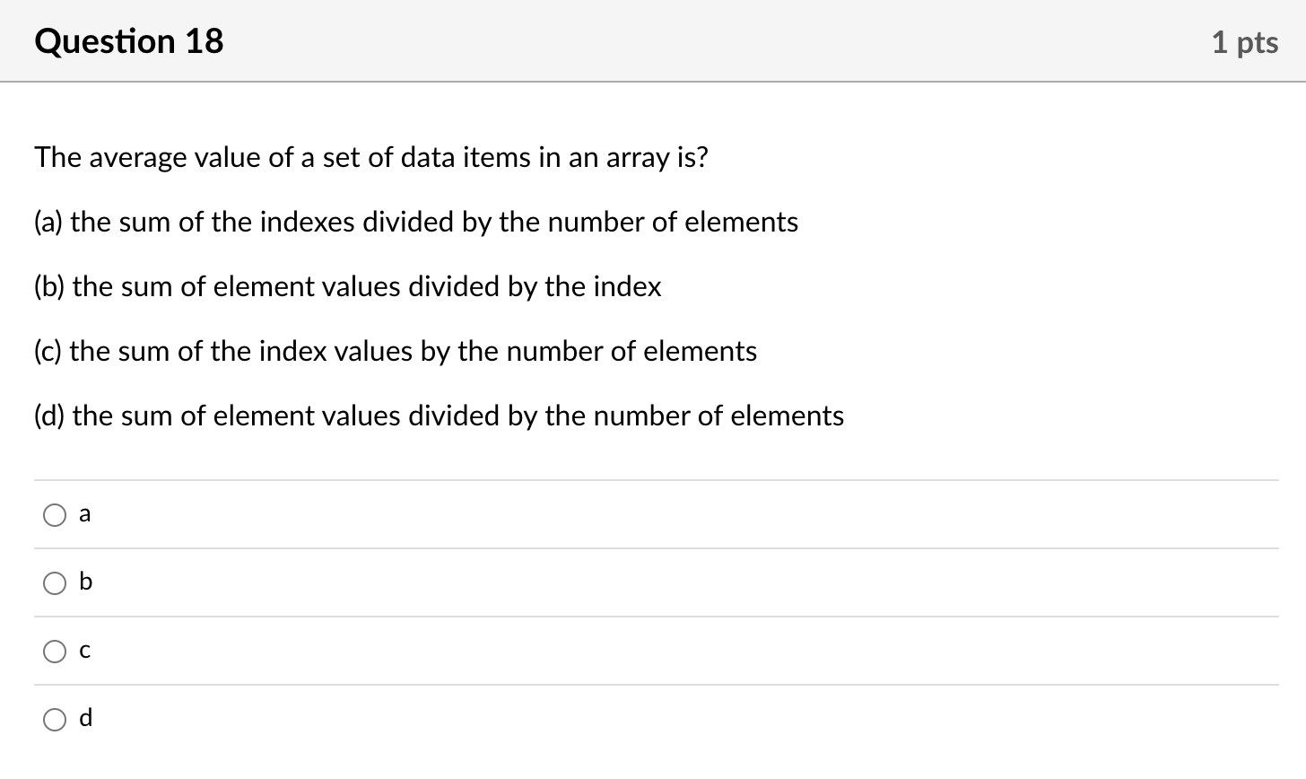 Solved An array dimensioned as x[99] has (a) 100 static | Chegg.com