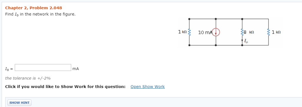 Solved Chapter 2, Problem 2.028 Find Vo in the network in | Chegg.com