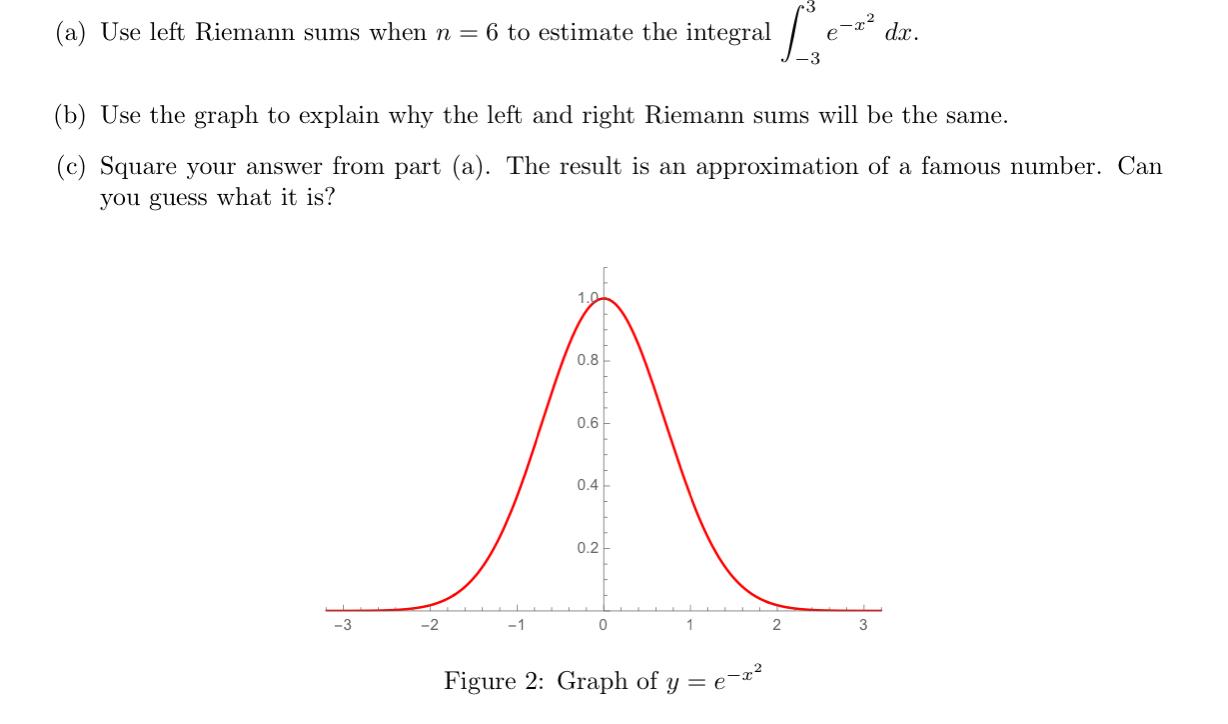 Solved (a) Use left Riemann sums when n= 6 to estimate the | Chegg.com