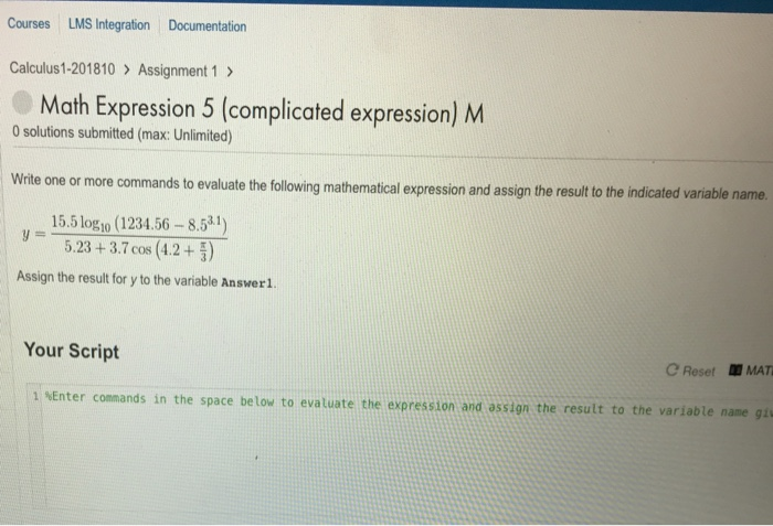 Solved Courses LMS Integration Documentation | Chegg.com