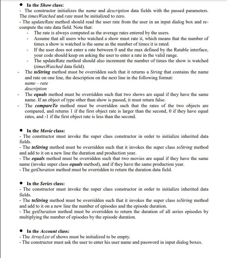 Solved • Write a JAVA program to build an appropriate | Chegg.com