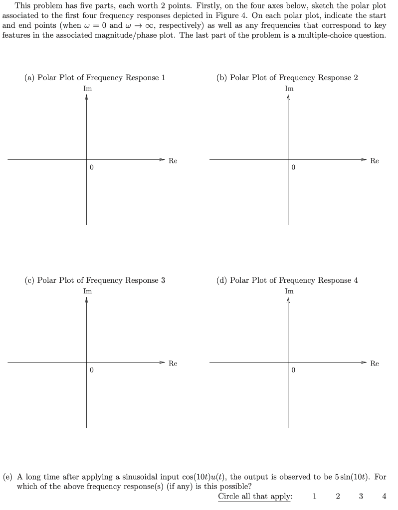 Solved This problem has five parts, each worth 2 points. | Chegg.com