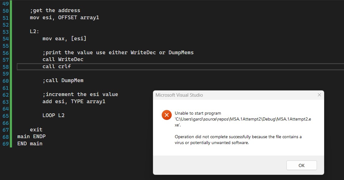 Solved Fix the following program below from getting the | Chegg.com
