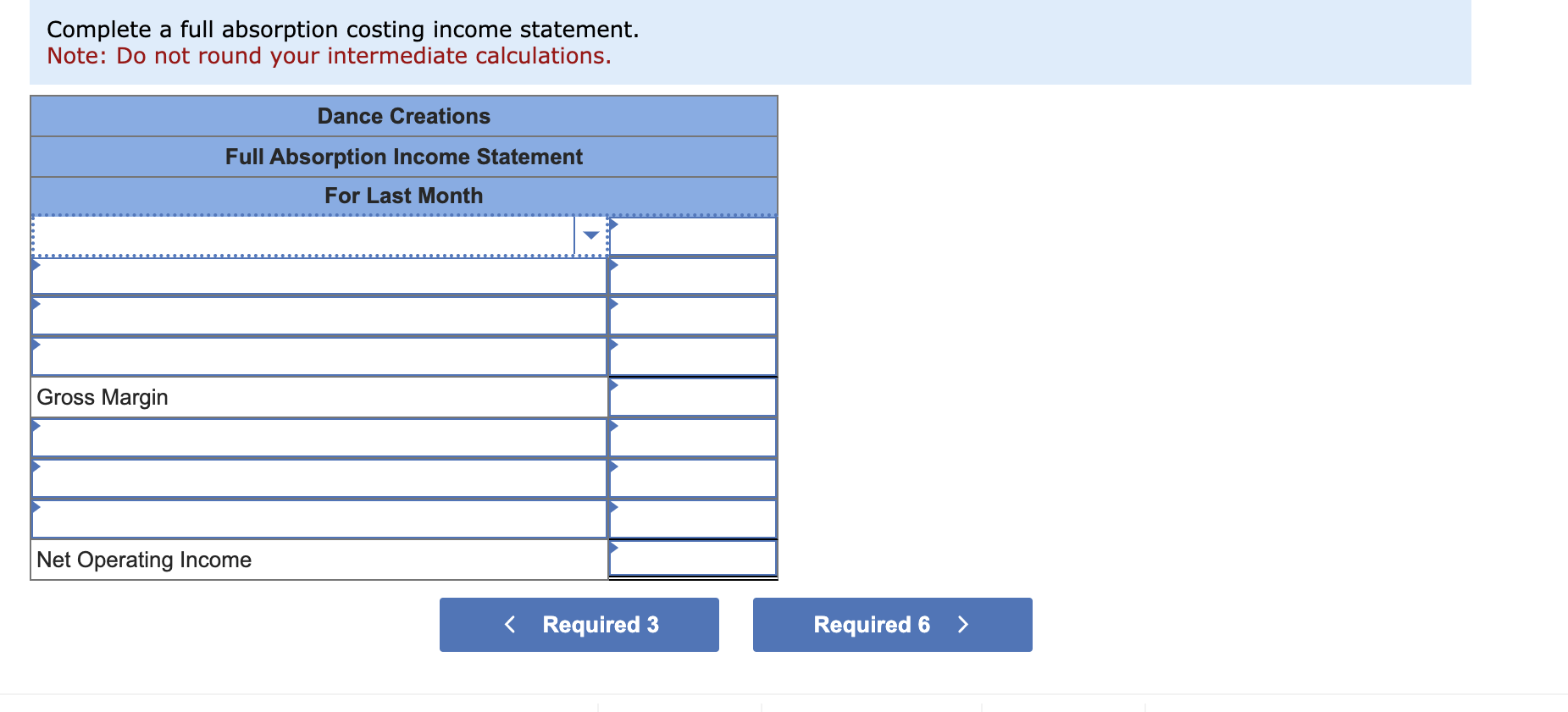 Solved PA5-7 (Static) Comparing Full Absorption and Variable | Chegg.com