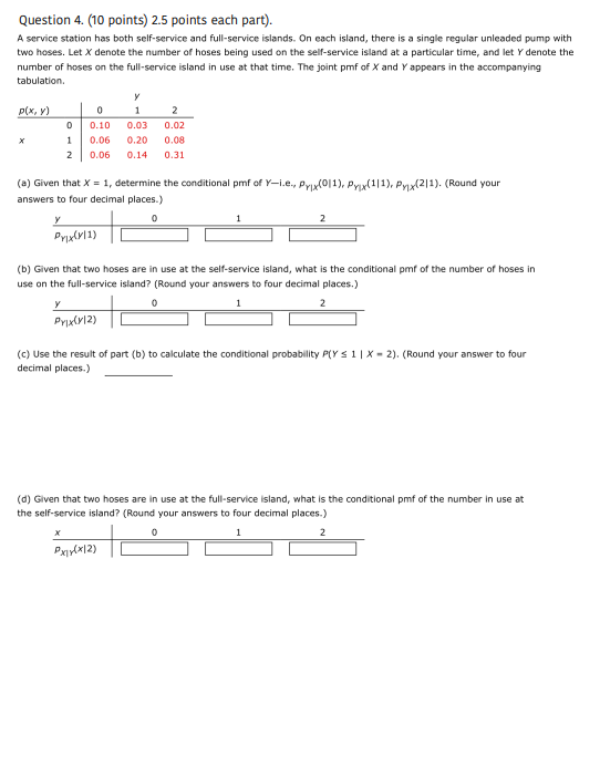 Solved Question 4. ( 10 points) 2.5 points each part). A | Chegg.com Solved Question 4. ( 10 points) 2.5 points each part). A | Chegg.com