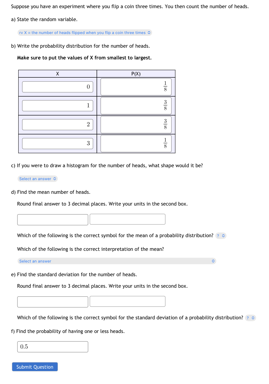 Solved Suppose you have an experiment where you flip a coin | Chegg.com