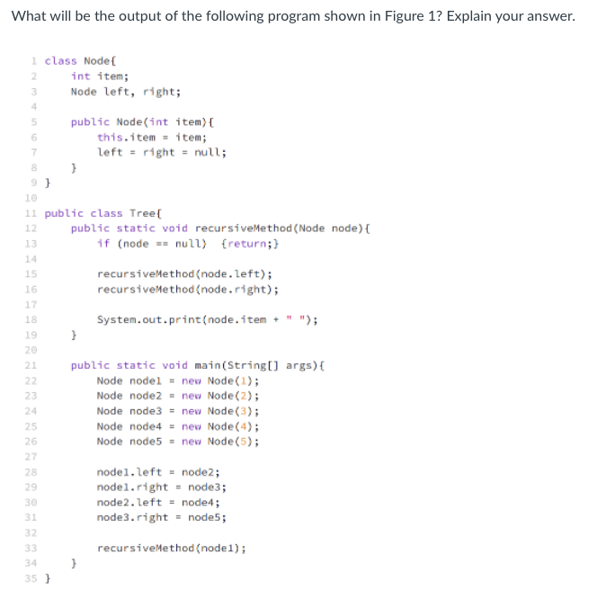 Solved What will be the output of the following program | Chegg.com