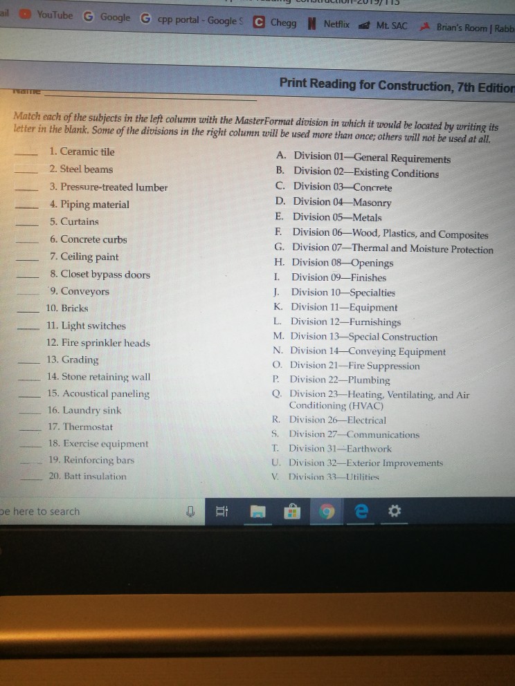 Solved Ail YouTube G Google G Cpp Portal Google S C Chegg Chegg