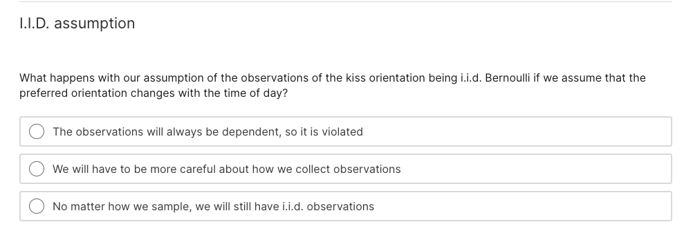 Solved What happens with our assumption of the observations | Chegg.com