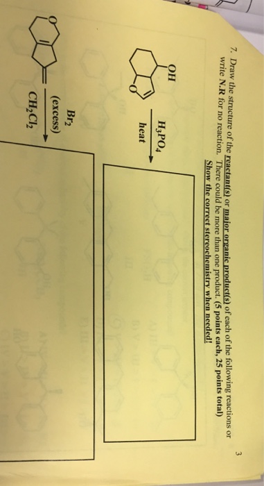 Solved Draw the structure of the reactant(s) or major | Chegg.com