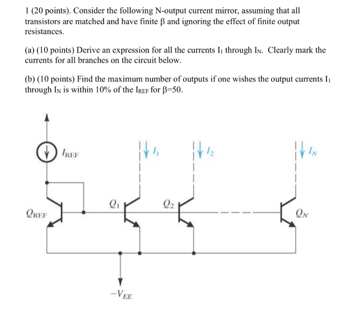 Solved 1 (20 points). Consider the following N-output | Chegg.com Solved 1 (20 points). Consider the following N-output | Chegg.com