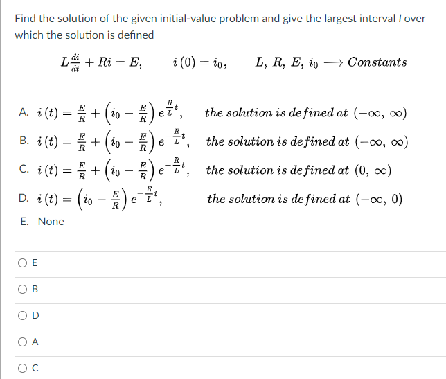 Solved Find the solution of the given initial-value problem | Chegg.com