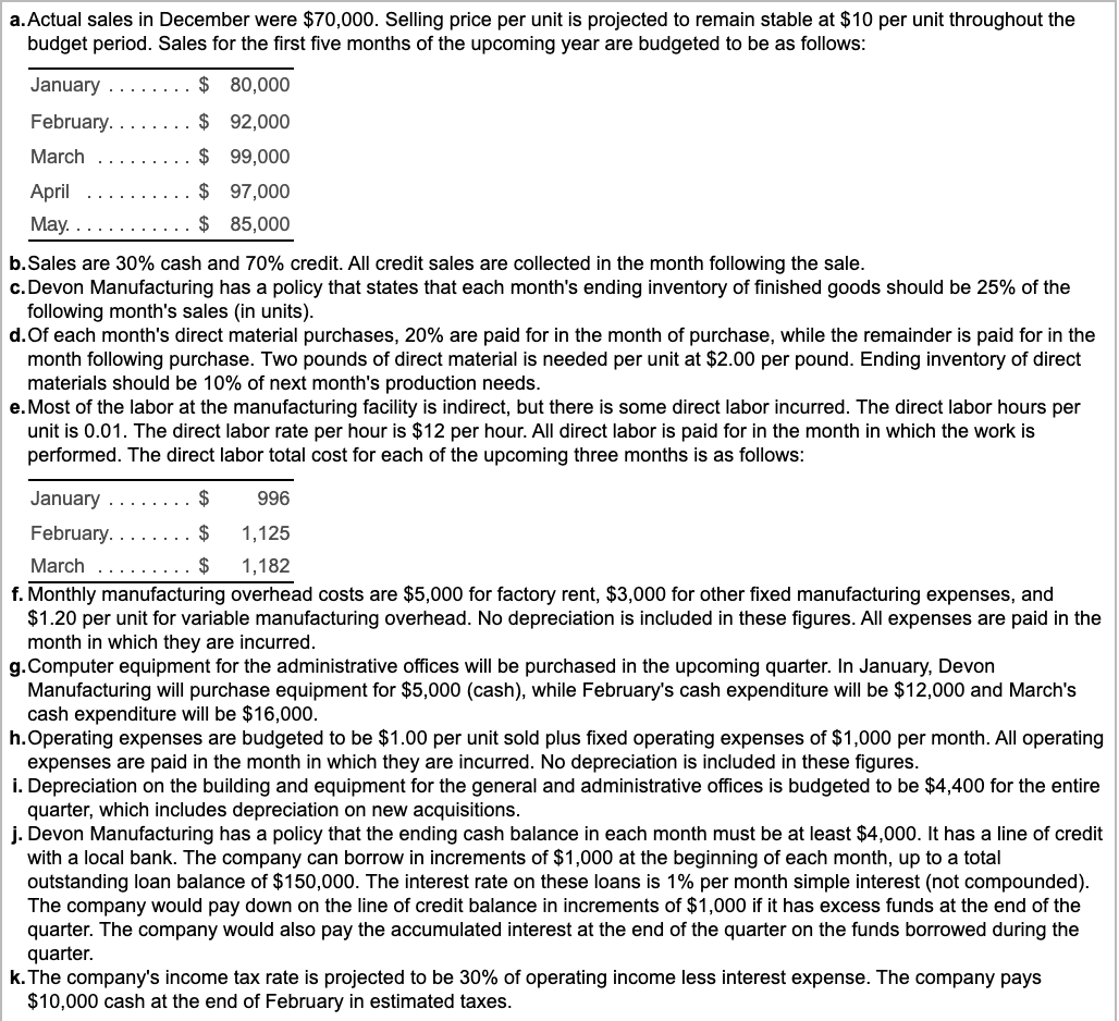 Solved 1. 2. 4. Prepare a schedule of cash collections for | Chegg.com
