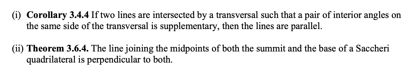Solved Prove the following theorems using SMSG Postulates | Chegg.com