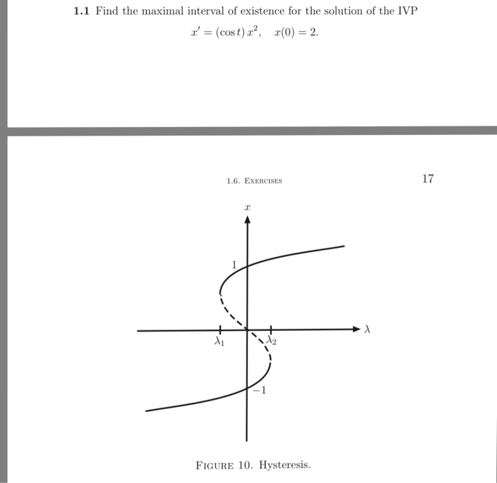Solved Find the maximal interval of existence for the | Chegg.com