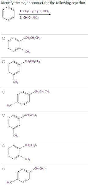 Solved Identify the major product for the following | Chegg.com