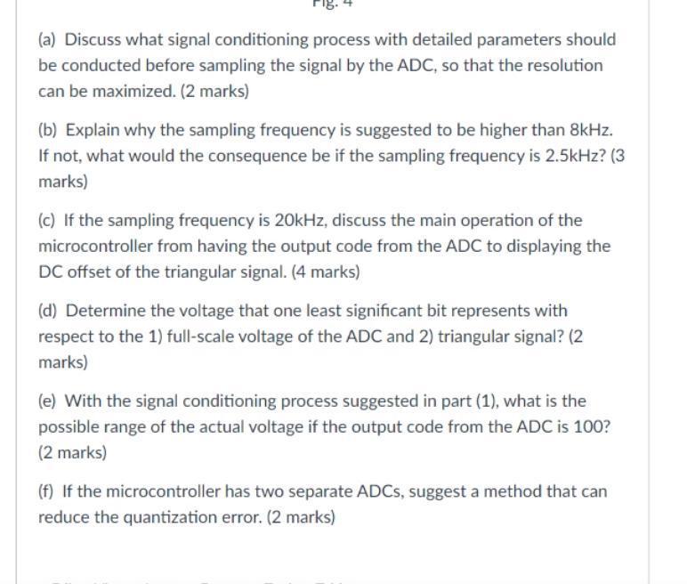 A 1kHz triangular signal is sampled by a | Chegg.com