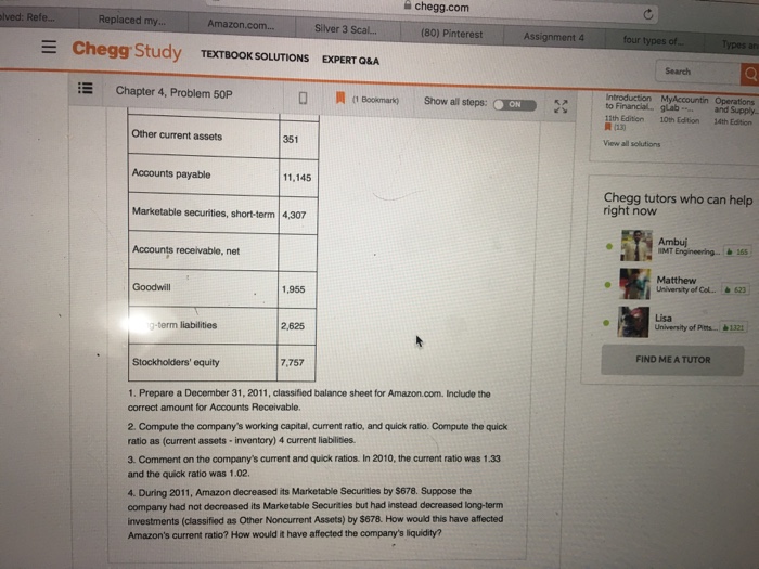 Solved Ξ Chegg. Study TEXTBOOK SOLUTIONS EXPERT Q&A Chapter | Chegg.com