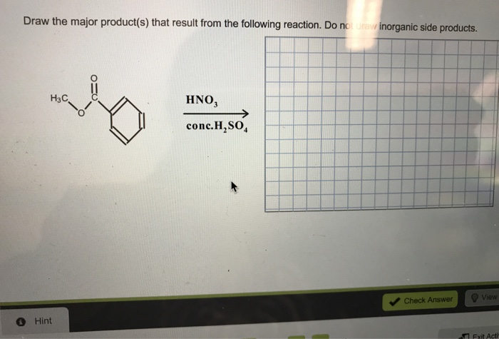 Solved Draw the major product(s) that result from the | Chegg.com