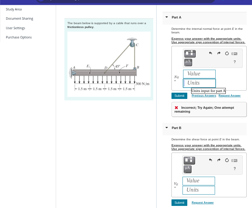 Solved Document Sharing Purchase Options The beam below is | Chegg.com