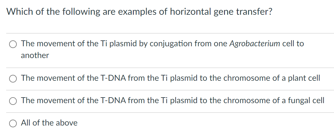 Solved Which of the following are examples of horizontal | Chegg.com
