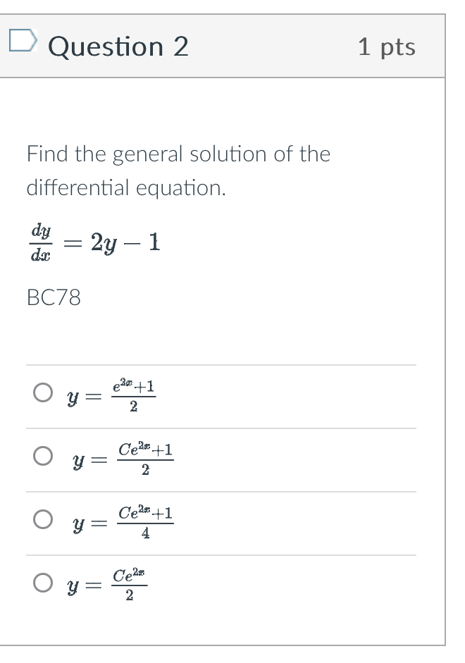 Solved Question 2Find the general solution of | Chegg.com