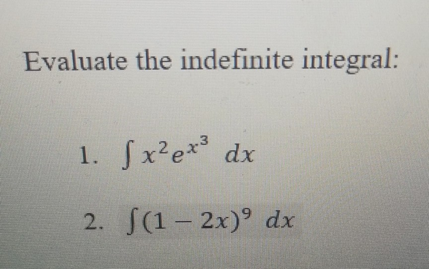 Solved Evaluate the indefinite integral: 3 | Chegg.com
